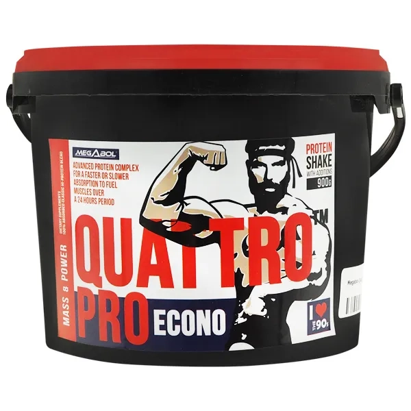 Megabol Quattro Pro econo - 900 g - 42,99 pln, opinie - sklep BODYPAK