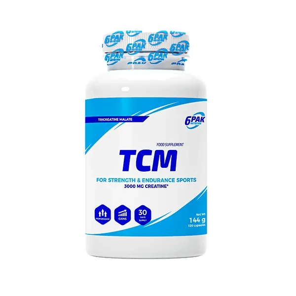 6PAK Nutrition TCM - 120 kaps. - 34,99 pln, opinie - sklep BODYPAK