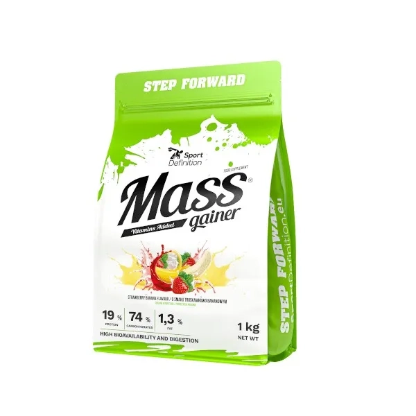 Sport Definition Mass Gainer - 1kg - 73,79 pln, opinie - sklep BODYPAK