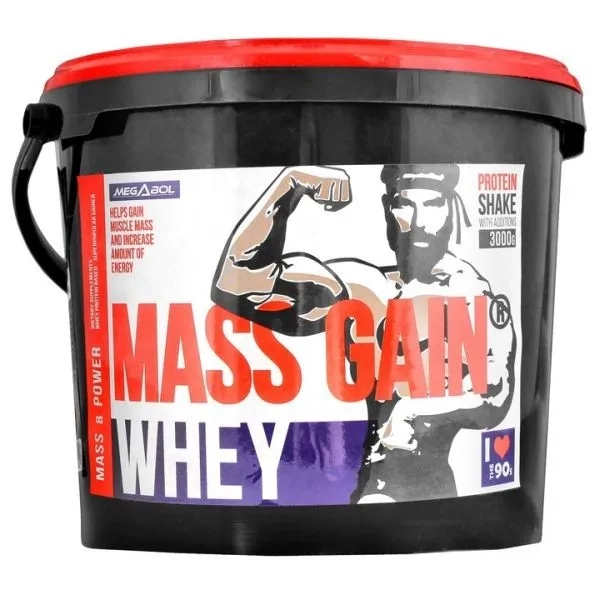 Megabol Whey Mass Gain - 3000g - 74,99 pln, opinie - sklep BODYPAK