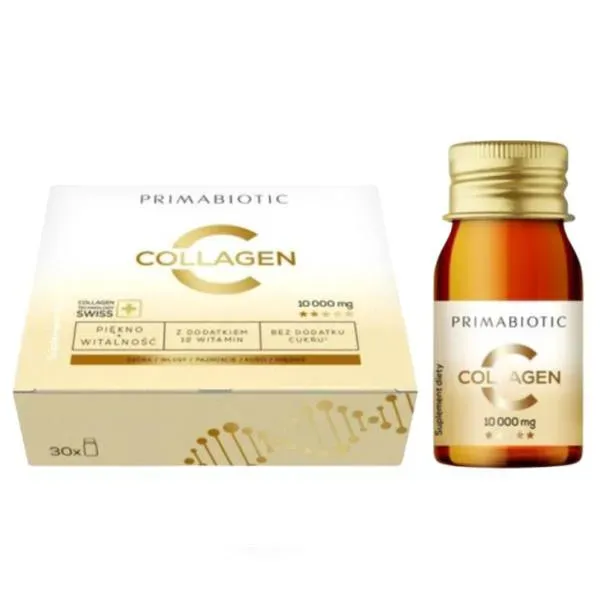 Primabiotic Collagen 10 000 mg - kolagen - 30 x 30ml - 228,99 pln, opinie - sklep BODYPAK